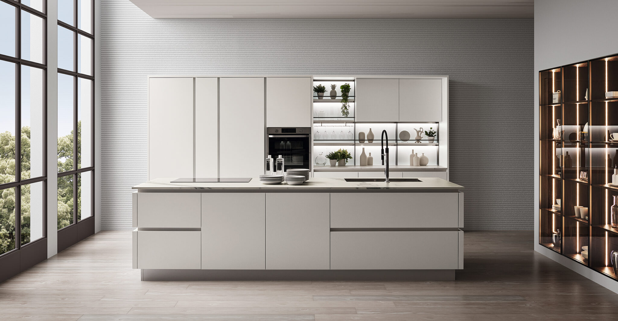 CARANTO countertops by Veneta Cucine | Kitchenprof